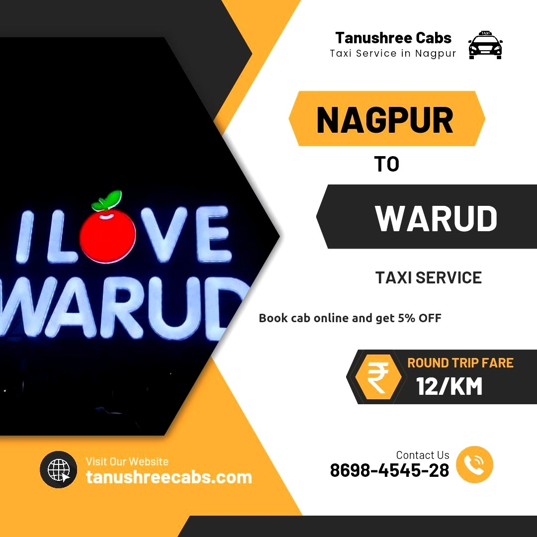 Nagpur to Warud Taxi - @ Rs. 3,000
